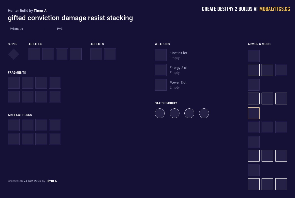 gifted conviction damage resist stacking - Destiny 2 Prismatic Hunter ...