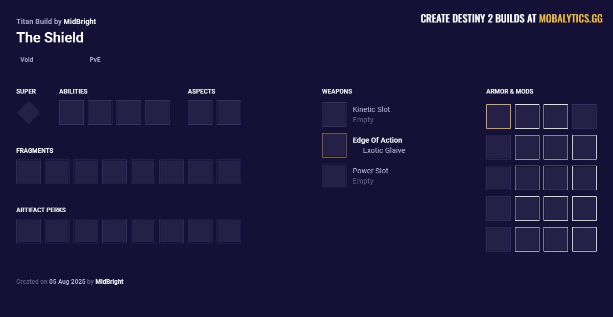 The Shield - Destiny 2 Void Titan Build by MidBright