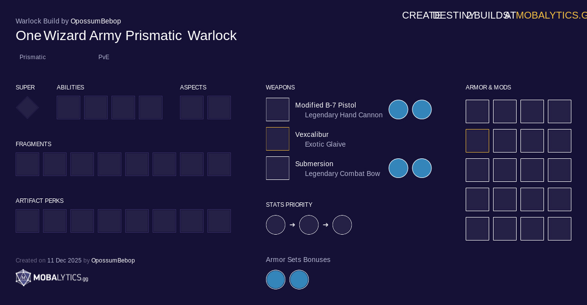 One Wizard Army Prismatic Warlock - Destiny 2 Prismatic Warlock Build ...