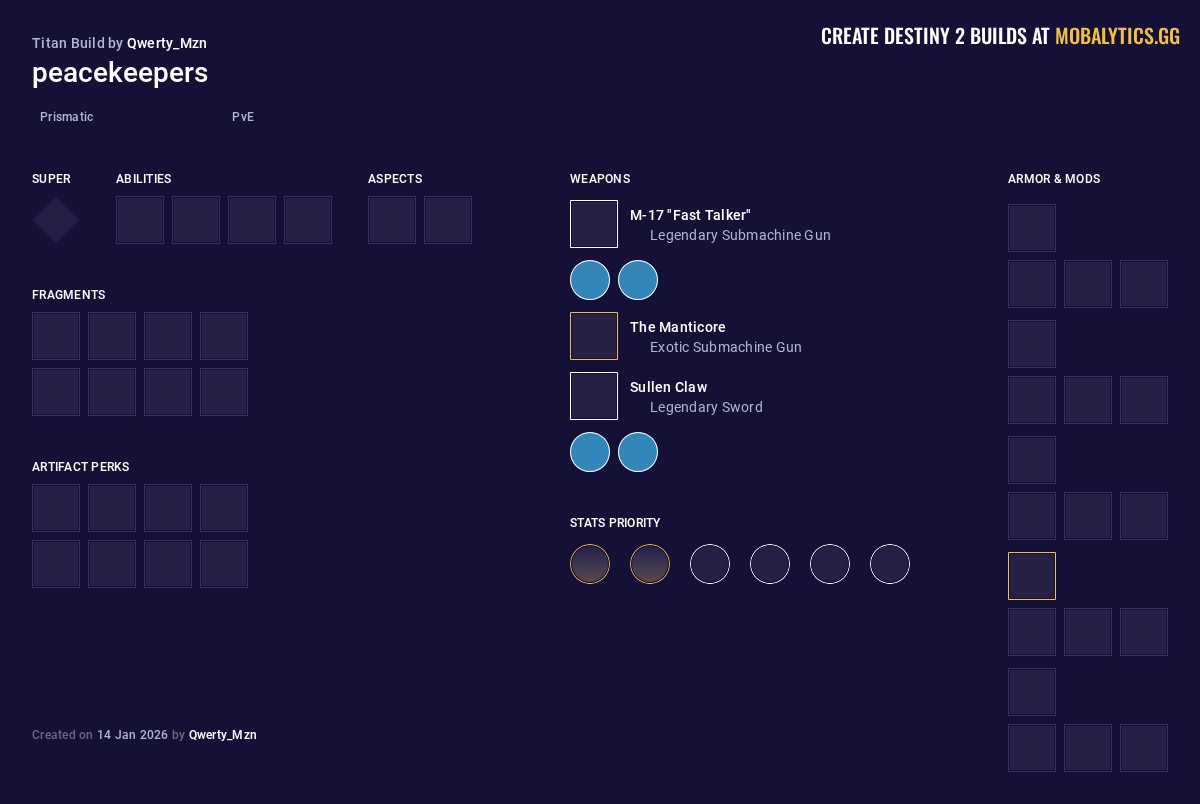 peacekeepers - Destiny 2 Prismatic Titan Build by Qwerty_Mzn