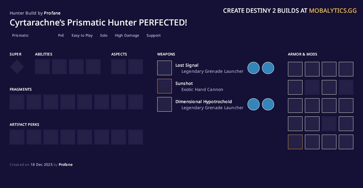 Cyrtarachne’s Prismatic Hunter PERFECTED! - Destiny 2 Prismatic Hunter ...