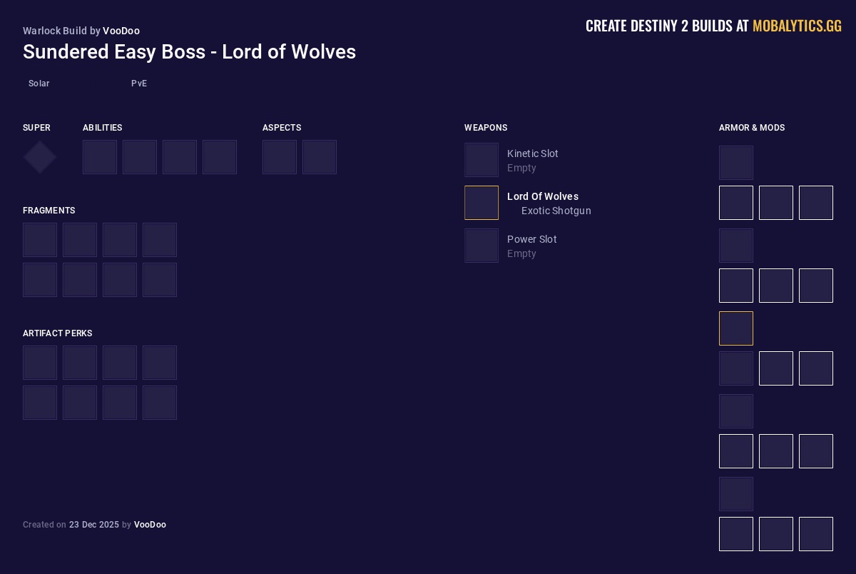 Sundered Easy Boss - Lord of Wolves - Destiny 2 Solar Warlock Build by ...